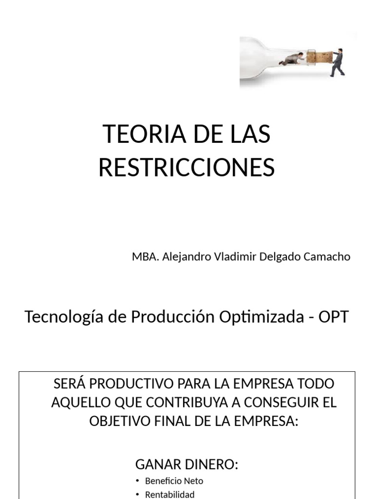 Teoria de Las Restricciones | PDF