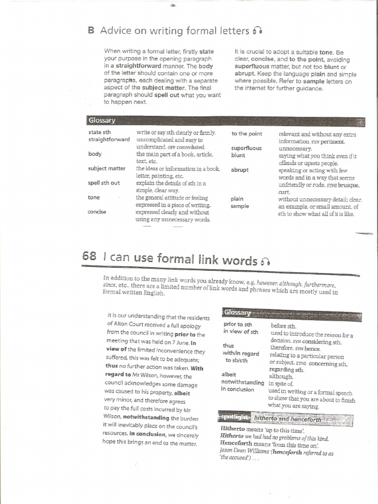 Formal Letter Writing Advice | PDF