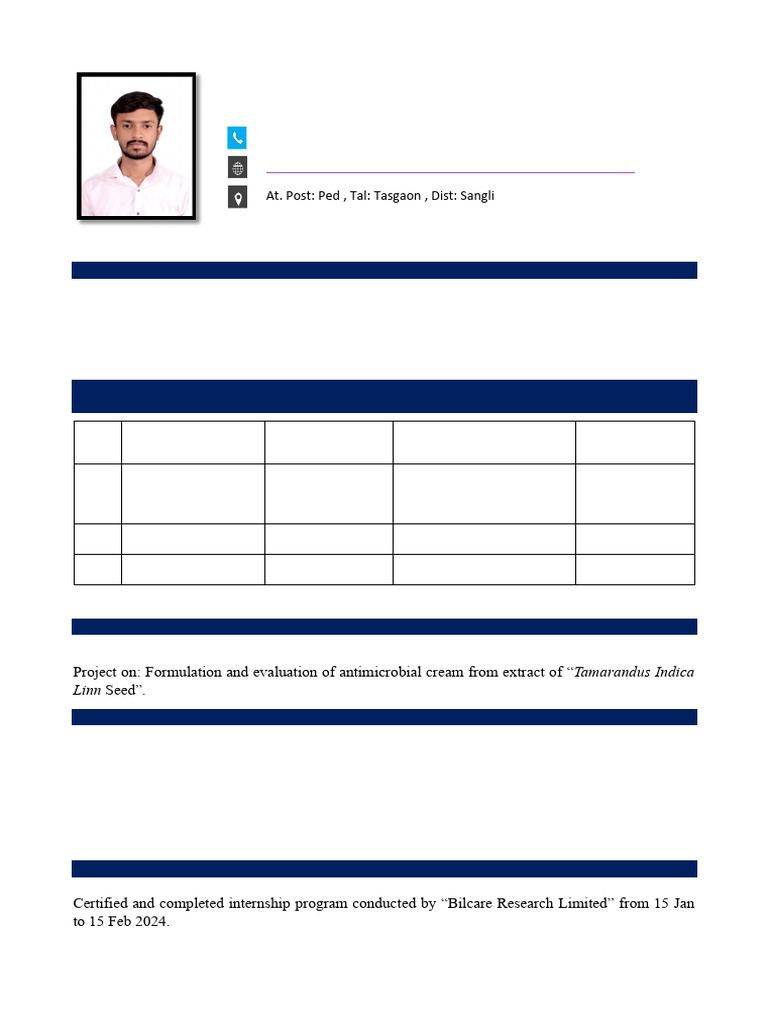 Shantanu Resume File | PDF