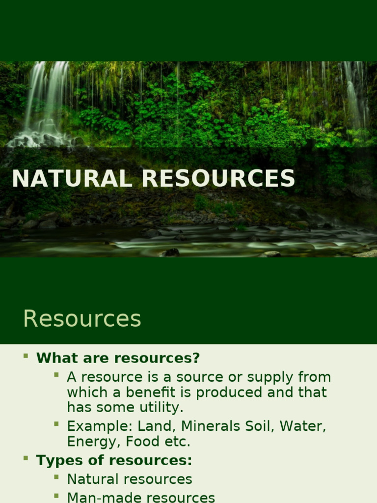 3.land Resources | PDF