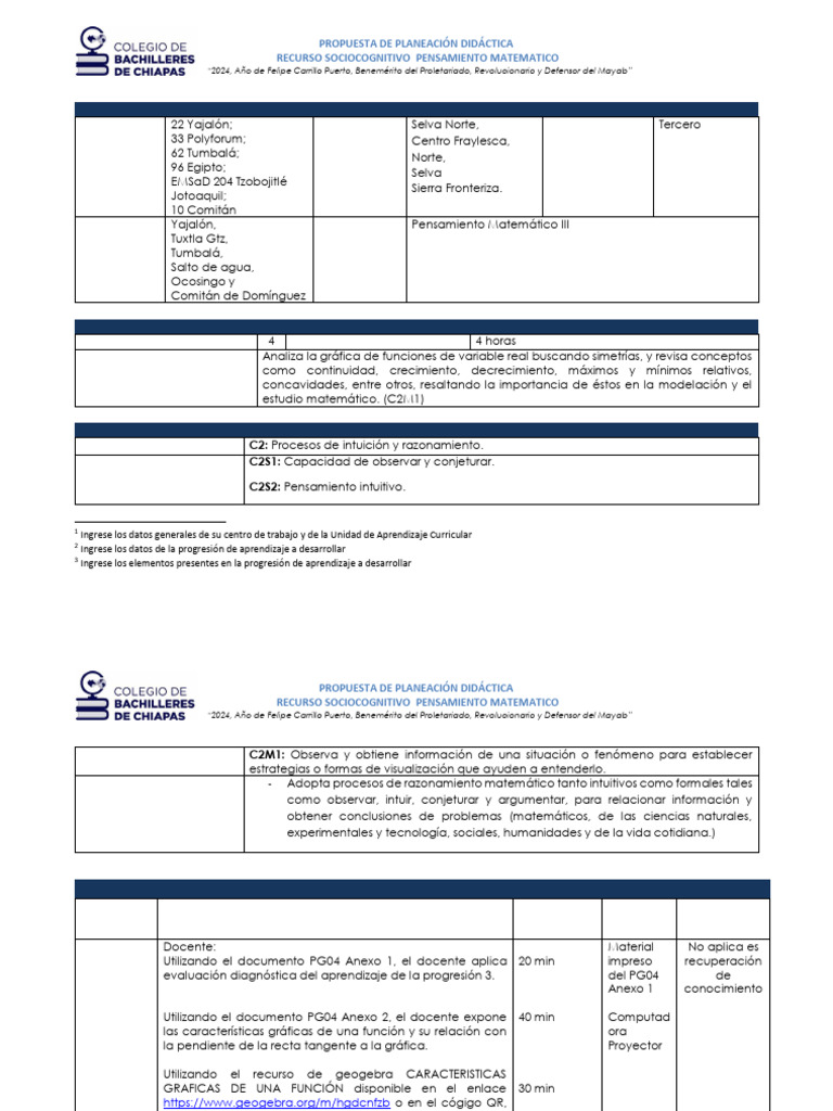 04 PD PensamientoMatemático3 PG04 | PDF