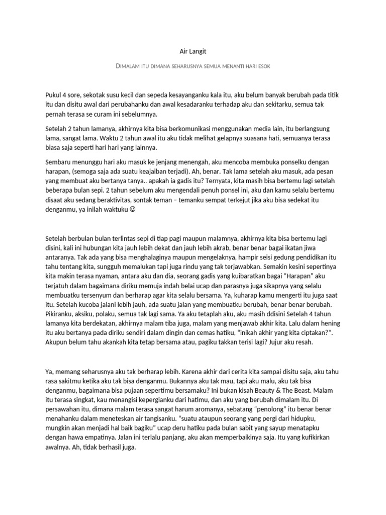 Air Langit (Full) 2 | PDF