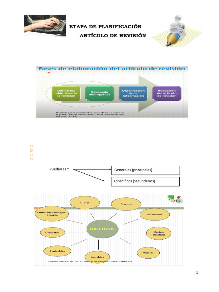 Semana 10 B Etapa de Planificaci N Art Culo Revisi N | PDF