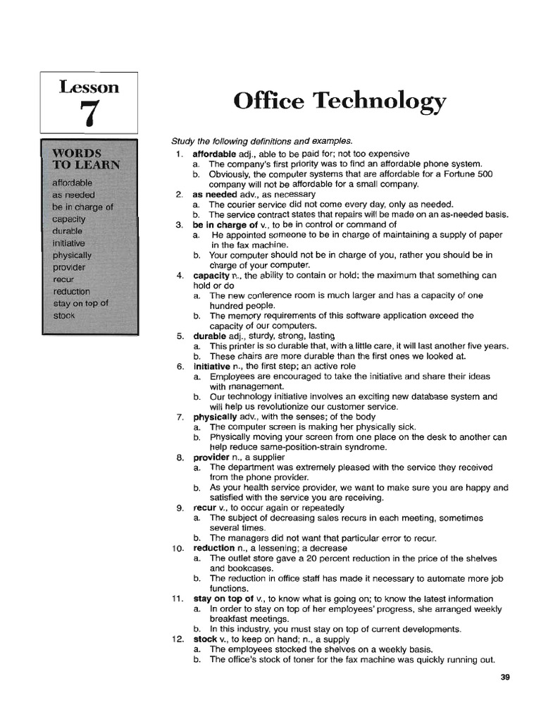 Lesson 7 Official Technology | PDF