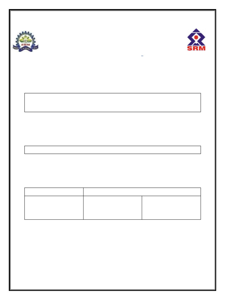 SRM - Electric Circuits Lab Manual - Edited | PDF | Electrical Network ...