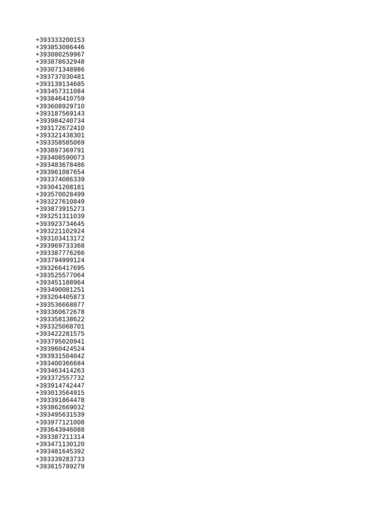Netflix Numbers Checker IT | PDF