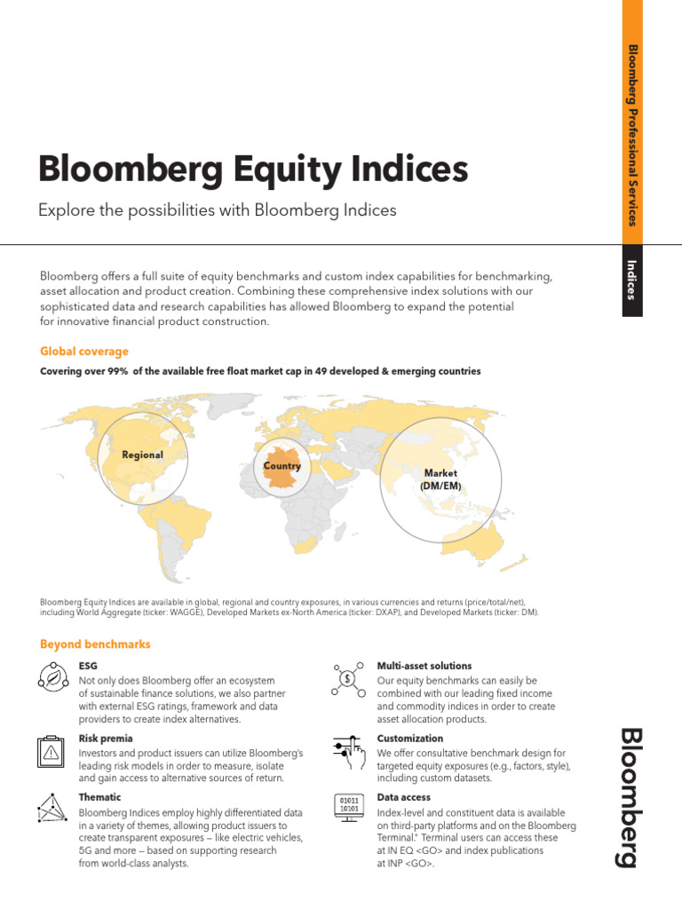 Bloomberg Equity Indices Overview | PDF | Stock Market Index | Business