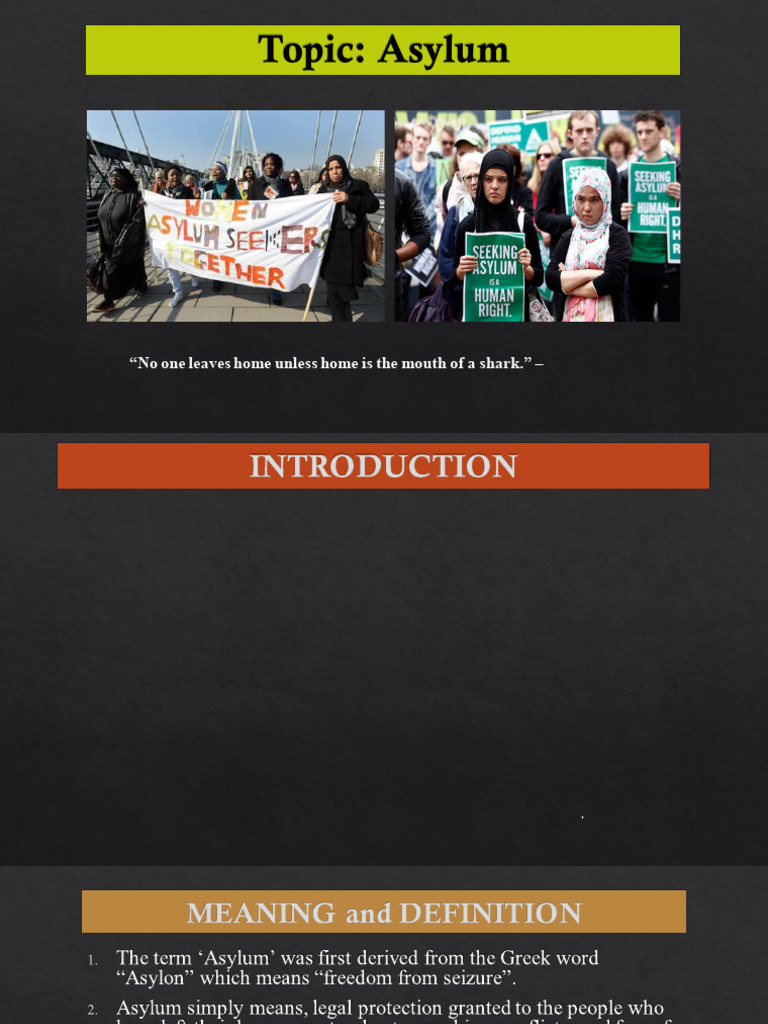 Asylum | PDF | Extradition | Right Of Asylum