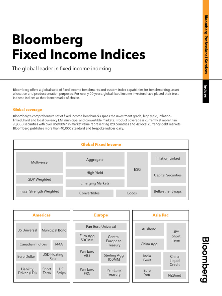 Bloomberg Fixed Income Indices Overview | PDF | Fixed Income ...
