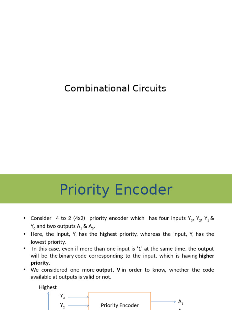 Combinational Circuits | PDF