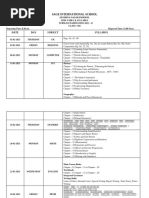 8th Class Annual Exam Time Table 2025 | PDF | Linguistics | Grammar