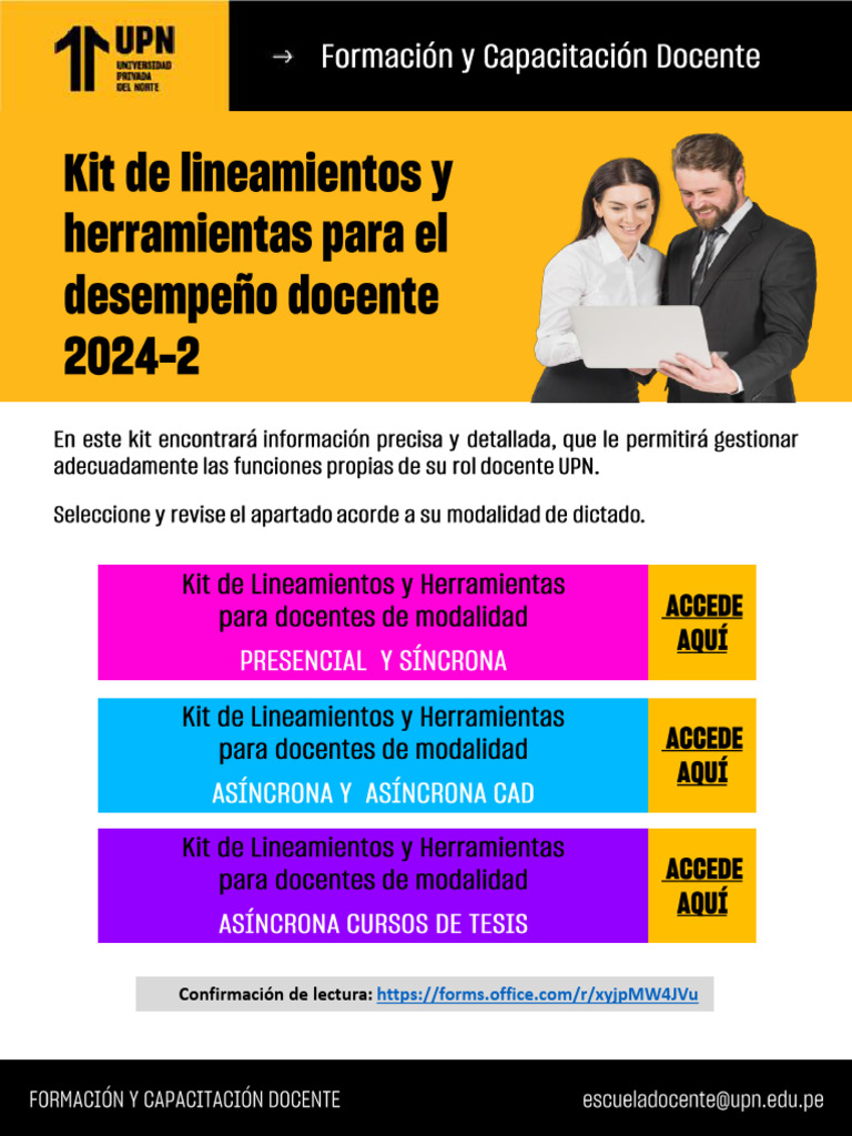 Kit de Lineamientos y Herramientas para El Desempeño Docente 2024-2 - VF | PDF
