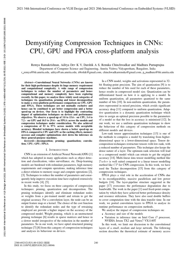 Demystifying Compression Techniques in CNNs CPU GPU and FPGA Cross ... Demystifying Compression Techniques in CNNs CPU GPU and FPGA Cross ...