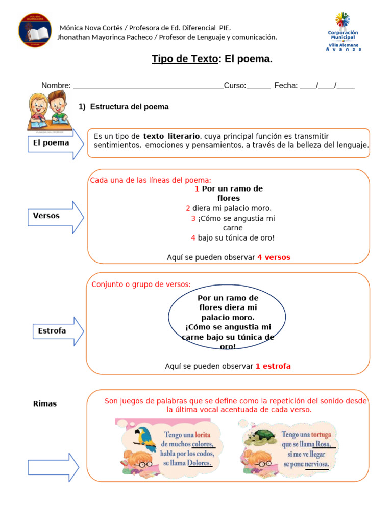 Lenguaje poema | PDF