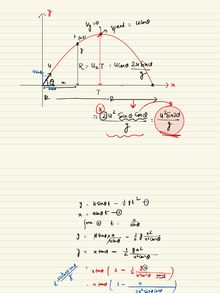 Projectile Motion | PDF