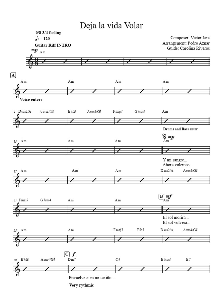 Deja La Vida Volar | PDF