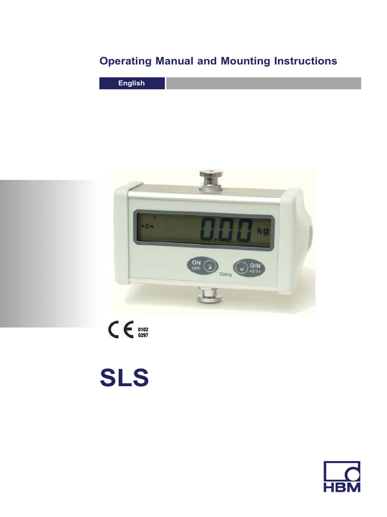 Operating Manual and Mounting Instructions: English | PDF