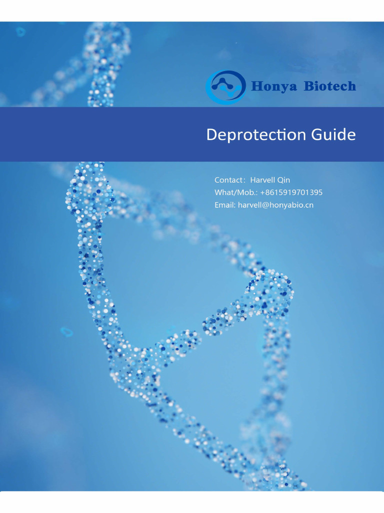Deprotection Guide For Oligonucleotide Synthesis | PDF