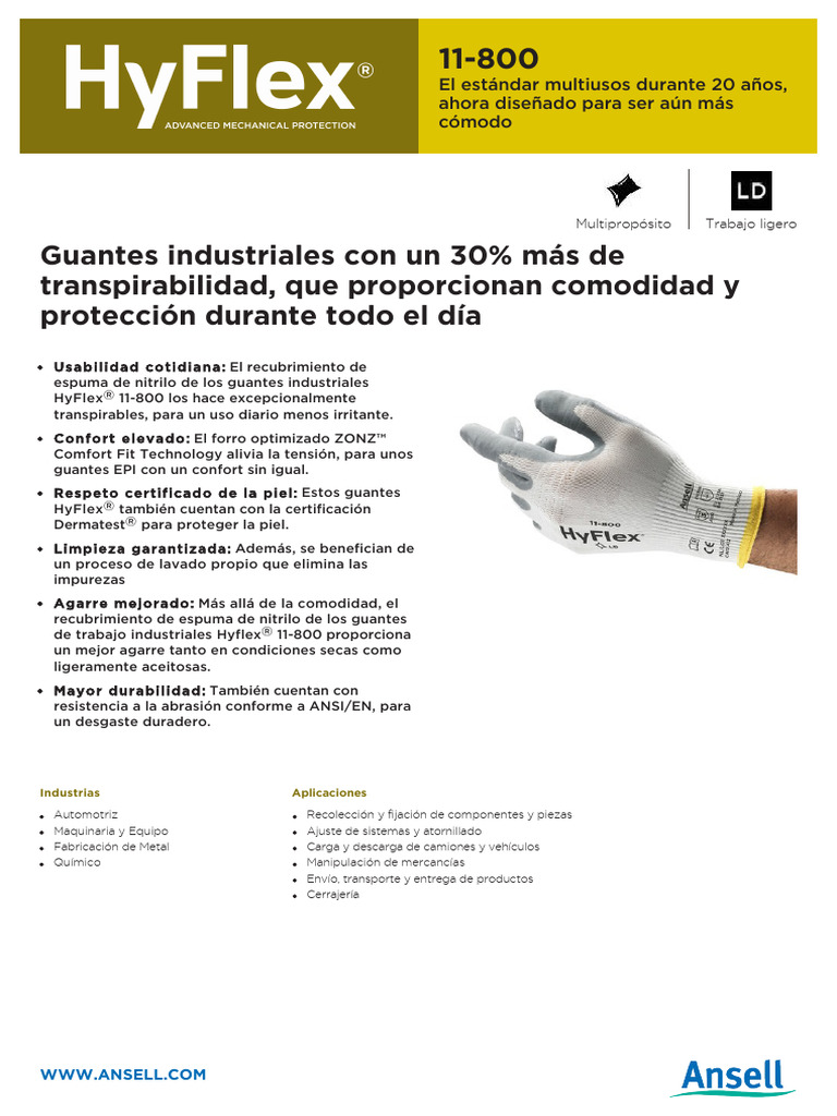 Hyflex 11 800 Pds Lac | PDF