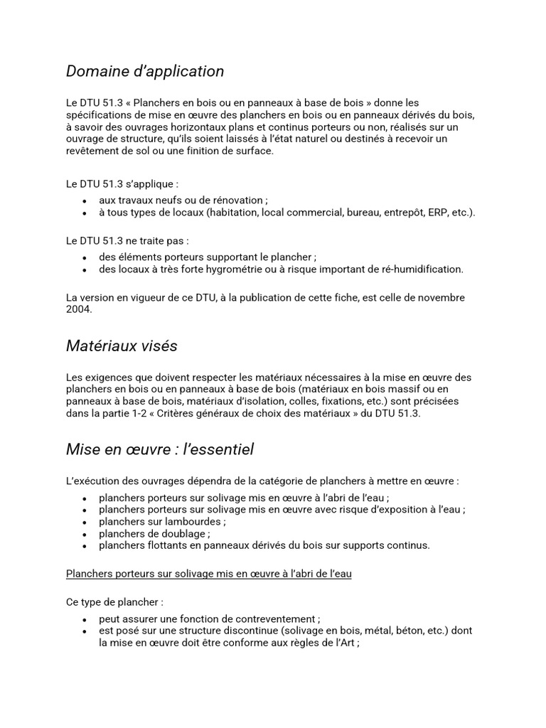 DTU 51.3 Resume | PDF