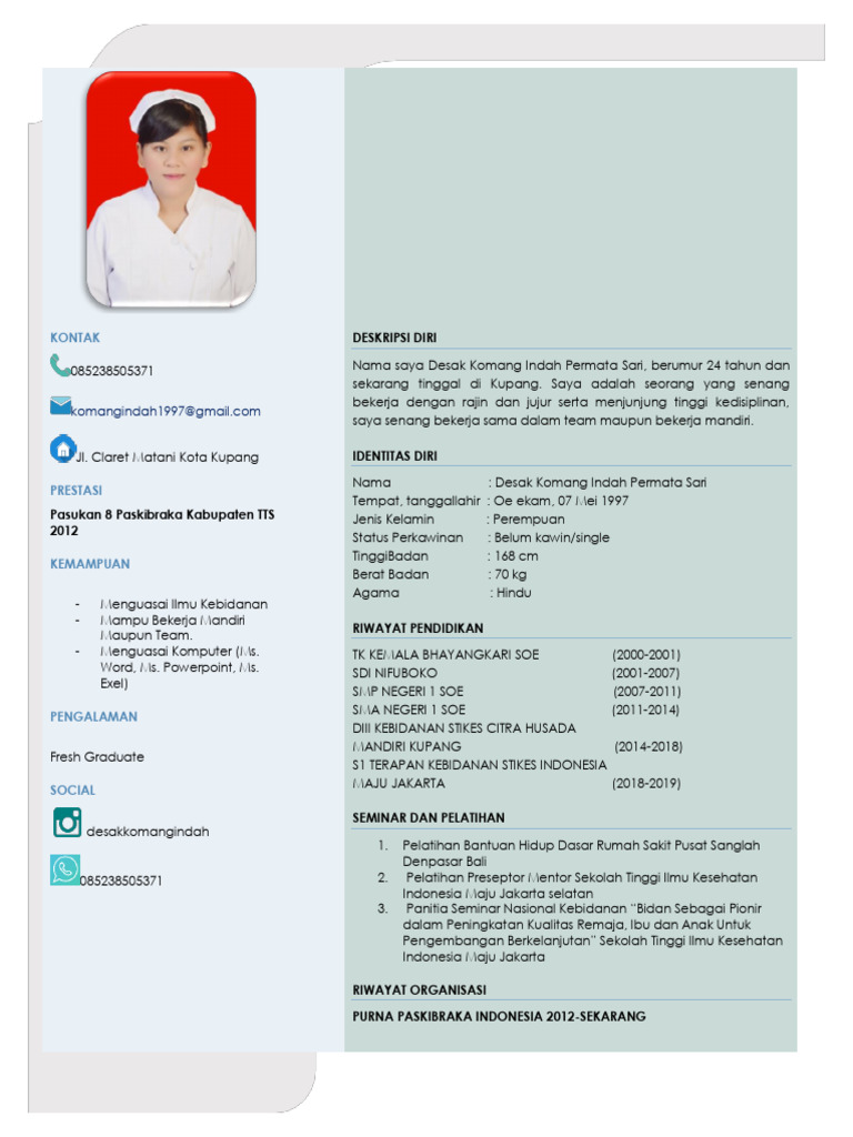 CV RS Kartini | PDF