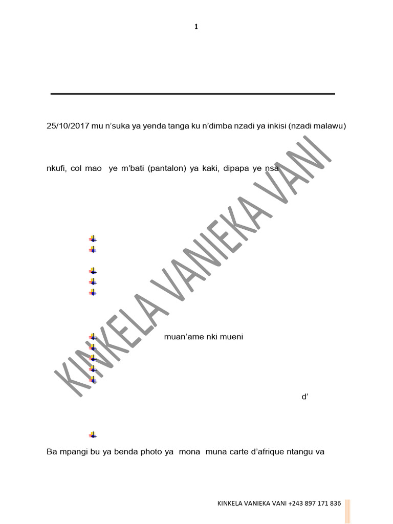 CONVERSATION Kinkela Suite 1 | PDF