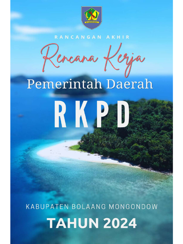 Perbub No 21 Tahun 2023 TTG RKPD Kab Bolmong Tahun 2024 Ok | PDF