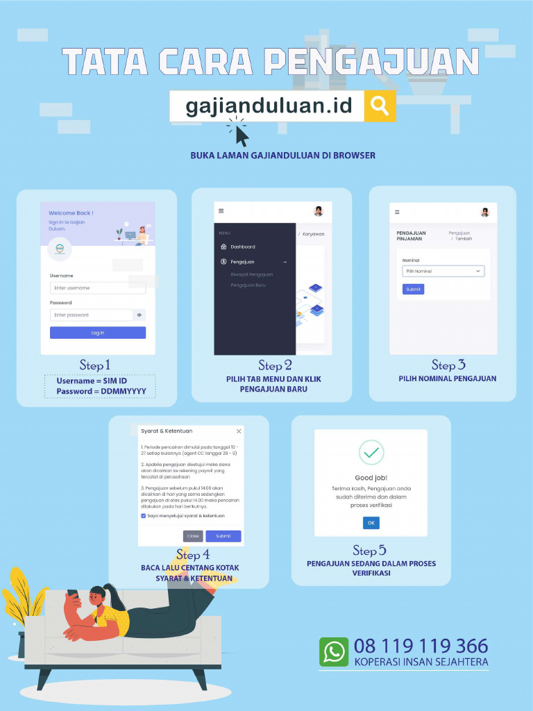 X69lakputqq2n69bytc0 Tutorial Pengajuan | PDF