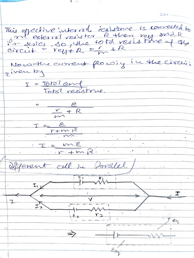 Parallel Combination | PDF