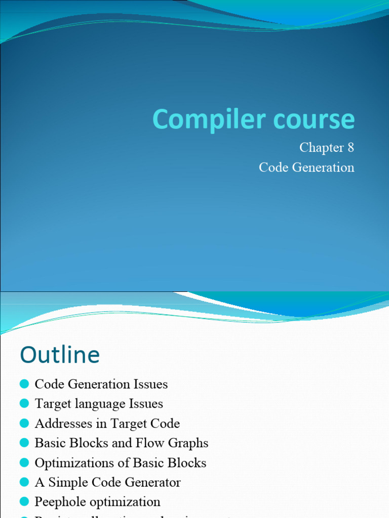 Compiler Unit 5 | PDF