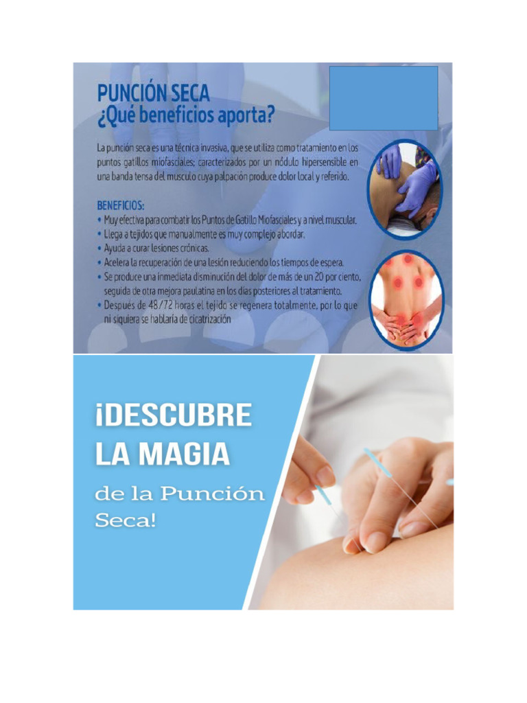 AFICHE PUNCION SECA | PDF