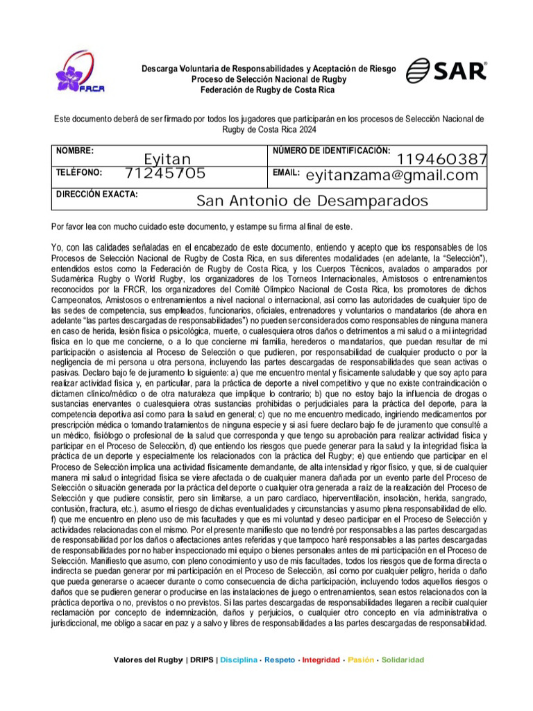 Carta Firmada | PDF