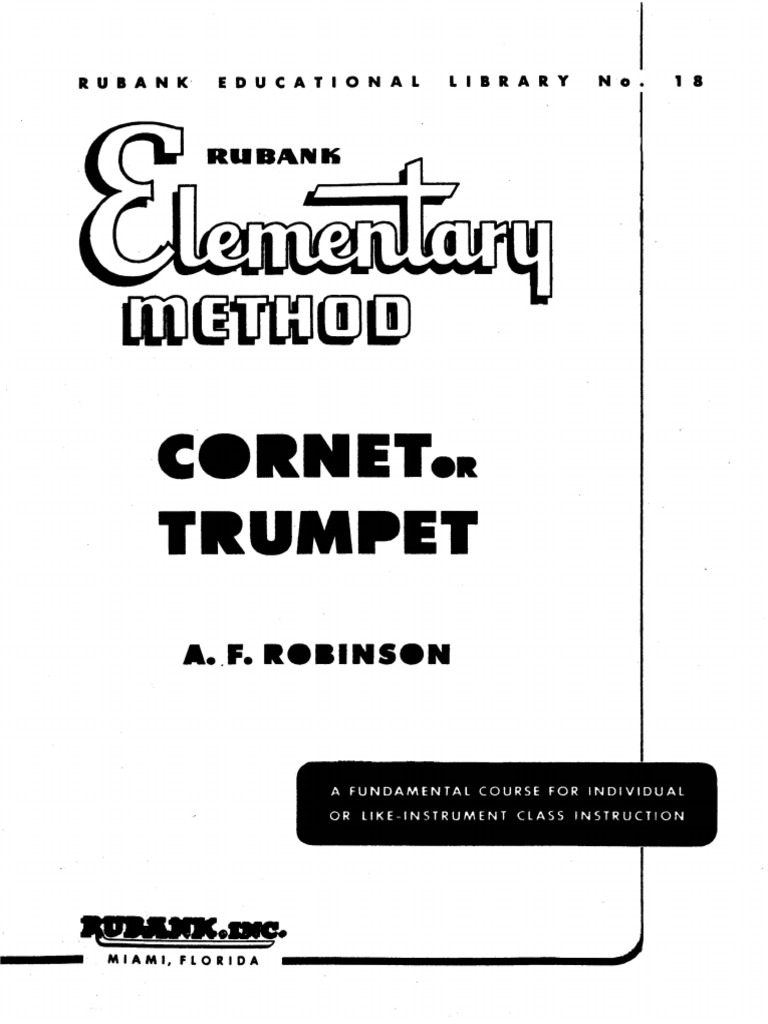 Rubank Elemental For Trumpet | PDF