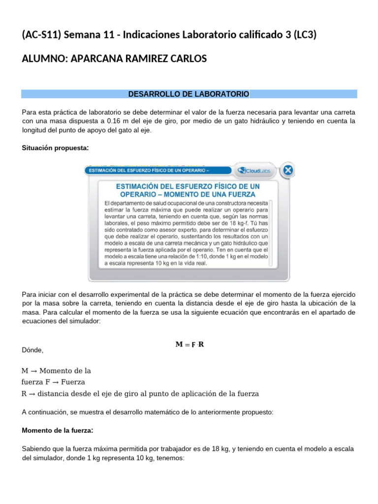 Semana - 11 Laboratorio LC3 | PDF