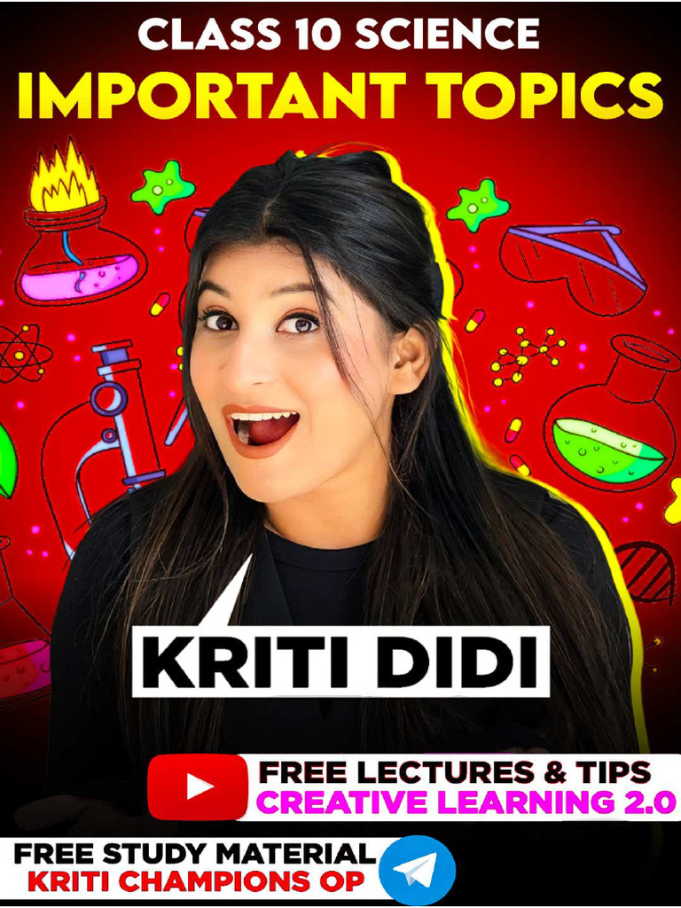 Science Important Topics by Kriti Di | PDF