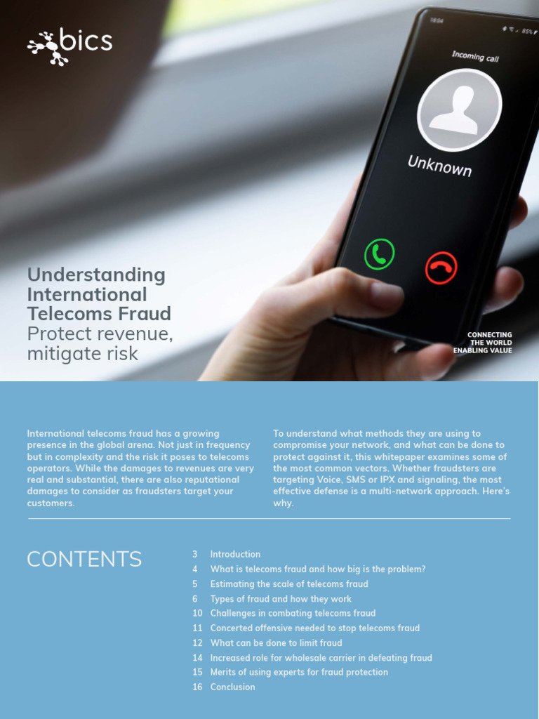 BICS Whitepaper Understanding International Telecoms Fraud | PDF