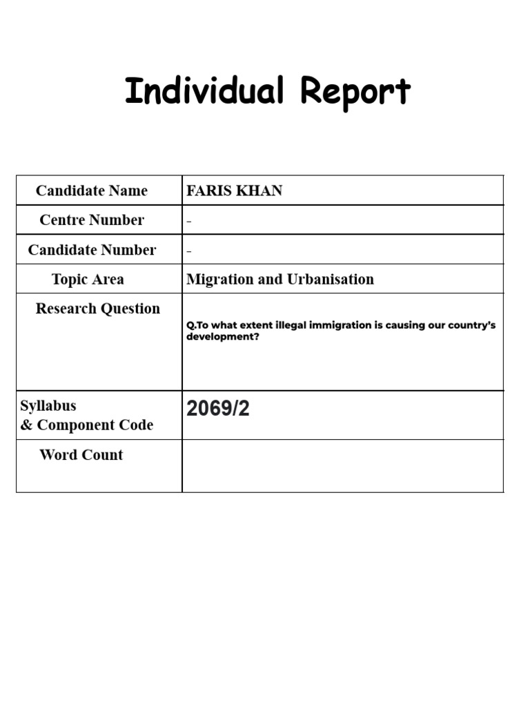 Individual Report | PDF