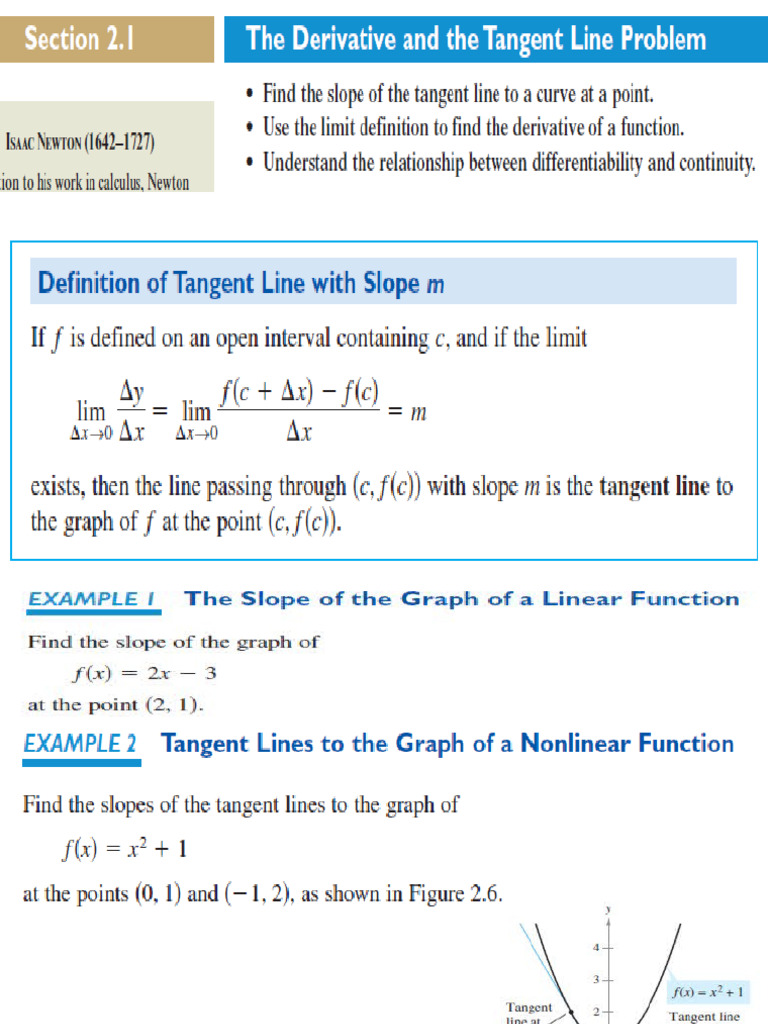 Chapter 2 Differentiation | PDF