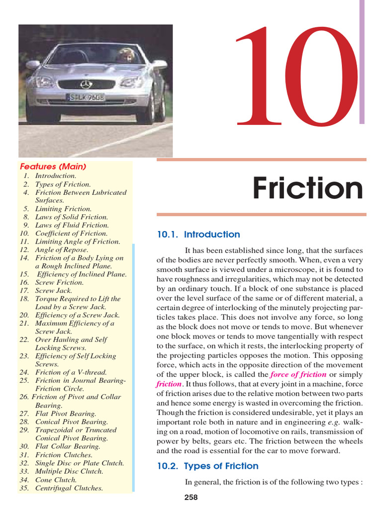 Friction | PDF