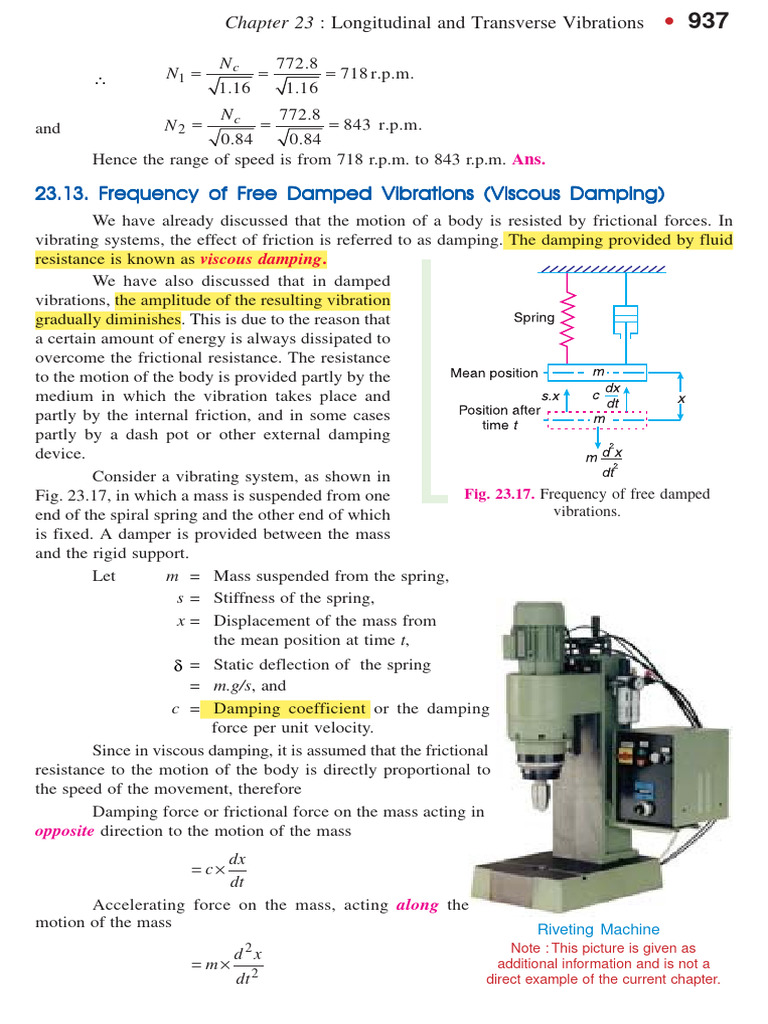 Damped Vibration Pdf