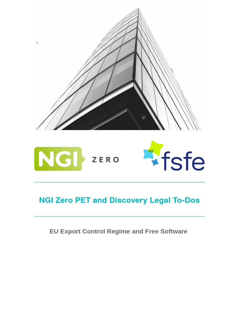 FSFE - 8 - EU Export Control Regime and Free Software | PDF
