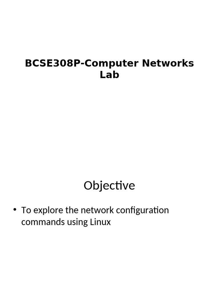 Lab1 - Network Basic Commands | PDF