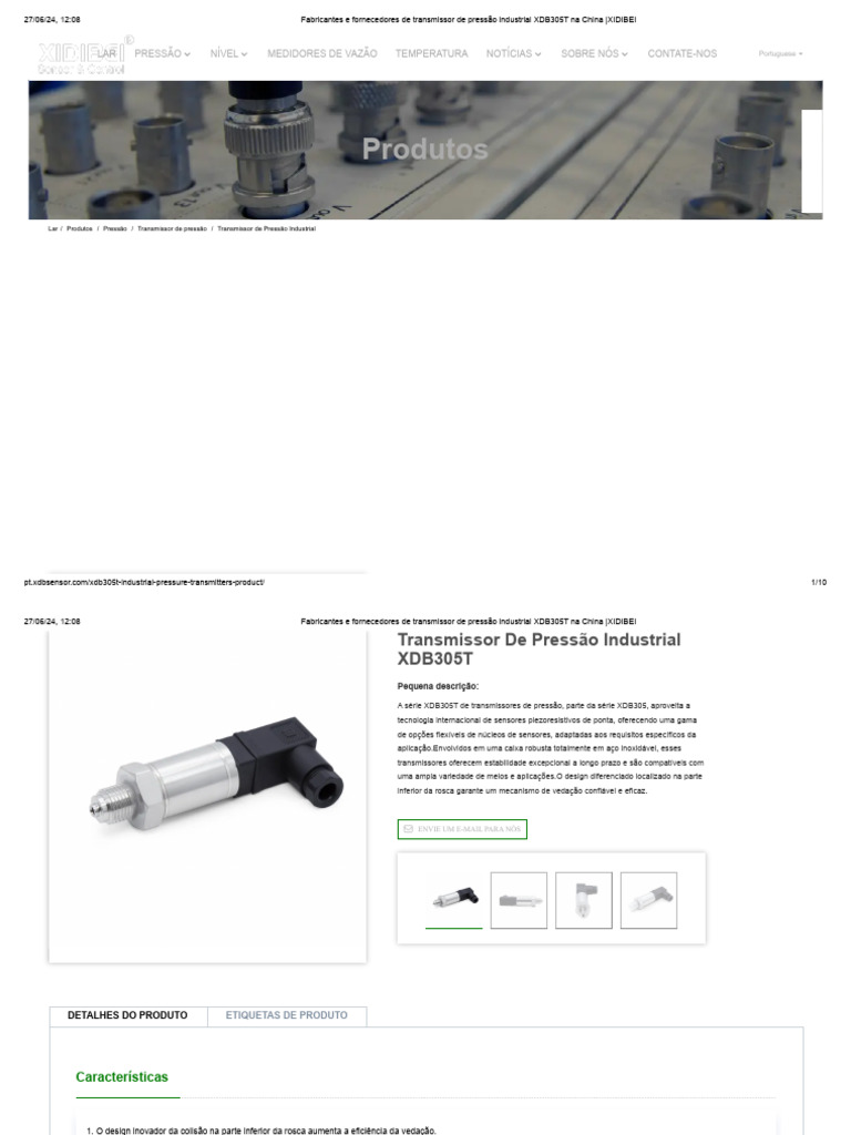 Xidibei - Pressostato - XDB 305T | PDF