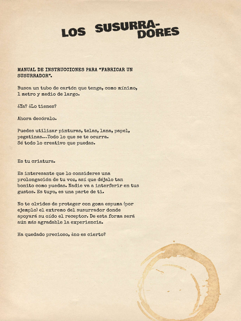 Manual Susurrador Web | PDF
