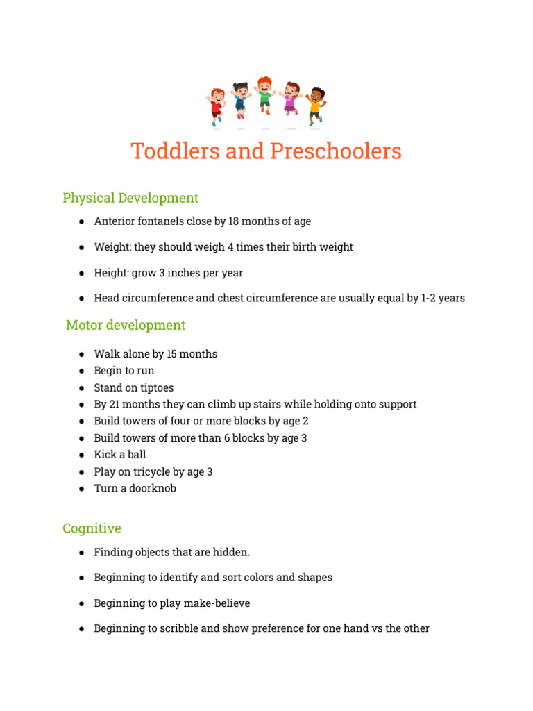Peds Toddlers | PDF