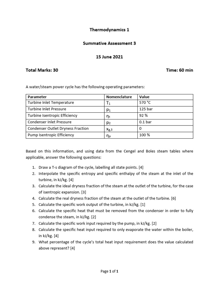 2021 - T1 - SA3 - Question Paper | PDF