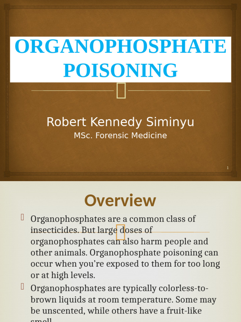 Opp Poisoning | PDF