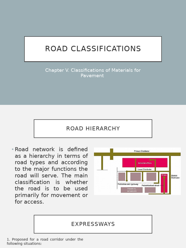 Roads Classifications g6 | PDF