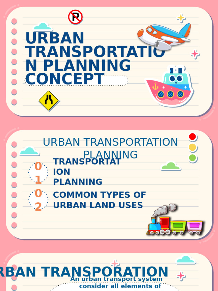 Urban Transportation Planning | PDF