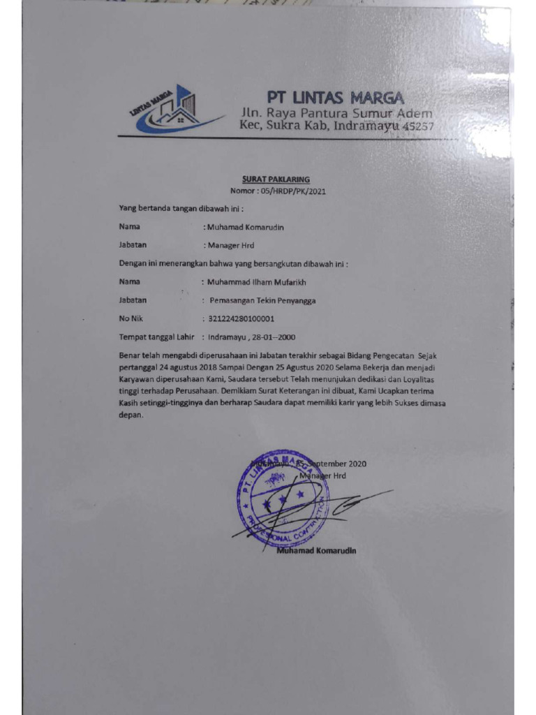 Paklaring Compressed | PDF